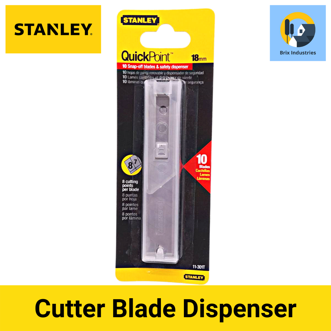 Stanley Snap Off Cutter Blade Dispenser Only 18mm #11-301T High Quality ...