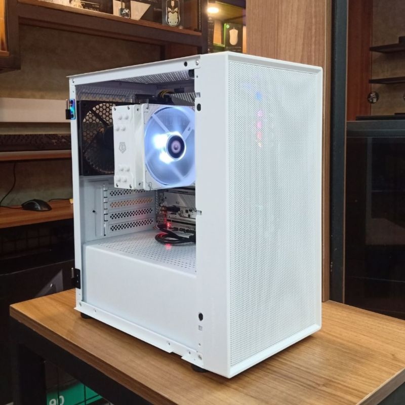 AMD White PC Build Ryzen 5 5600G / Ryzen 7 5700G w/ X570 Motherboard ...