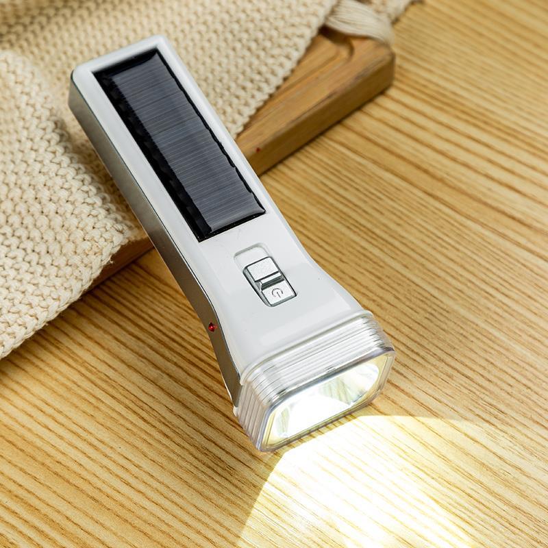 7725 Solar Flashlight Outdoor Sunlight Charging USB Charging Remote ...