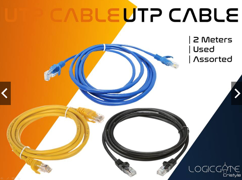 UTP CABLE 2 Meters CAT 6 Heavy Duty Internet Cable | Lazada PH