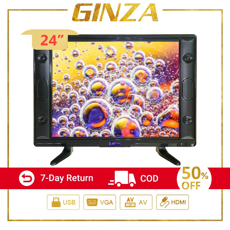 【Hot Stock】 GINZA 24 Inch LED TV MUSIC TV Flat Screen Not Smart TV | Lazada PH