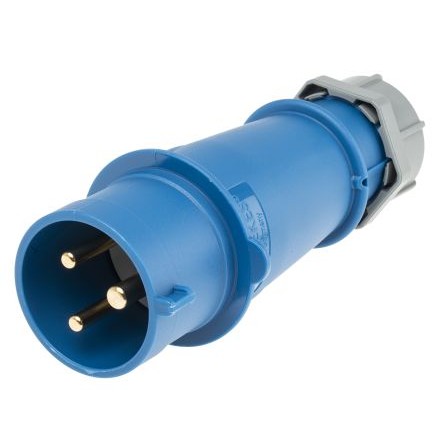MENNEKES PLUG, MENNEKES 260, 3P, 32A, 230V, IP44, Industrial Plugs ...