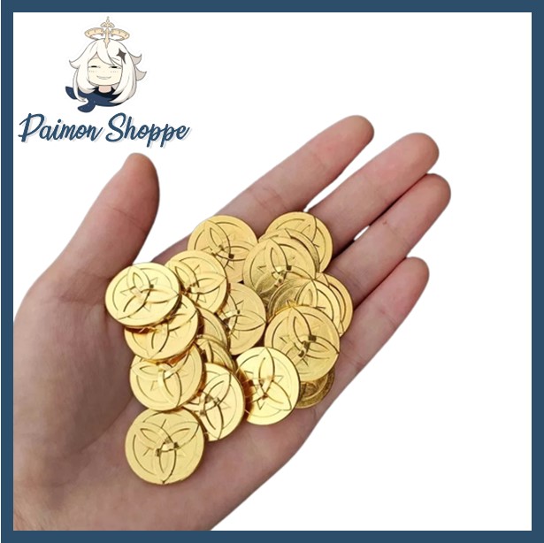 Genshin Impact Mora Currency Coin Metal Model 18pcs with Bag COD ...