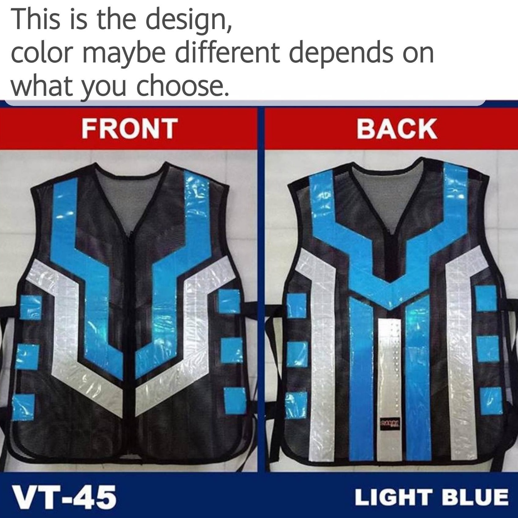 [CUSTOMIZED] Vest for Motorcycle Rider High Visibility Safety Vest ...