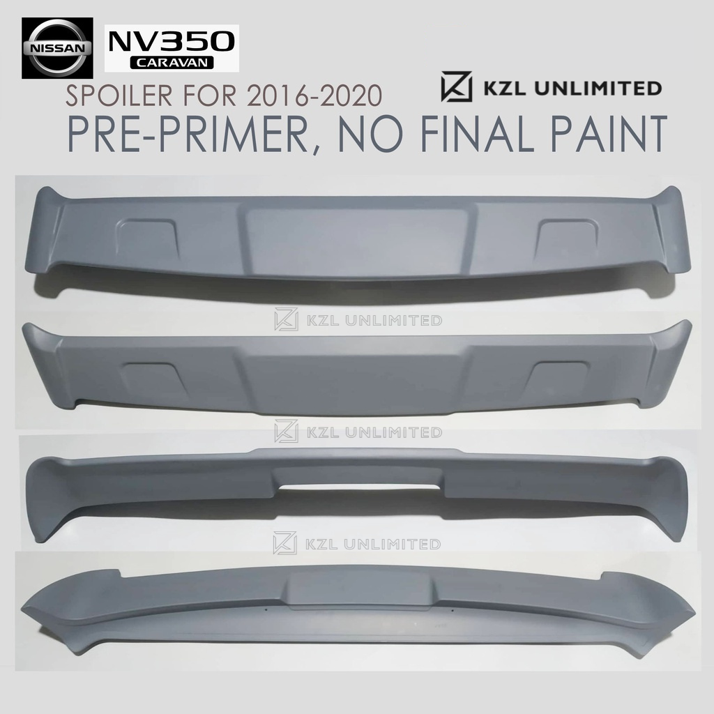 Nissan Urvan NV350 2016-2020 Rear Window High Roof Spoiler Pre-Primer ...
