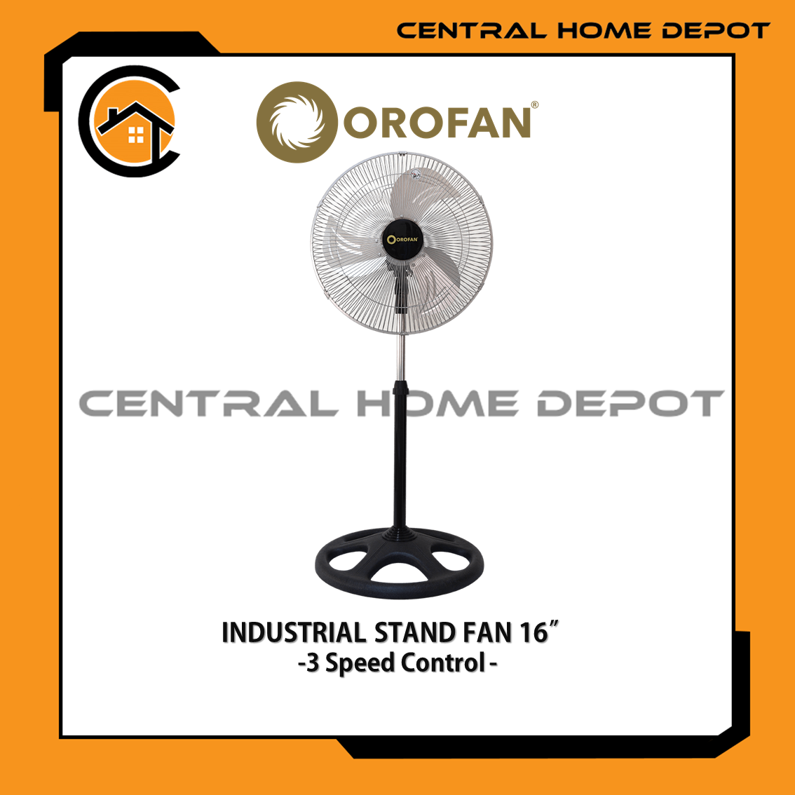 Orofan Electric Fan 16" Industrial Stand Fan / OISF-16 | Lazada PH