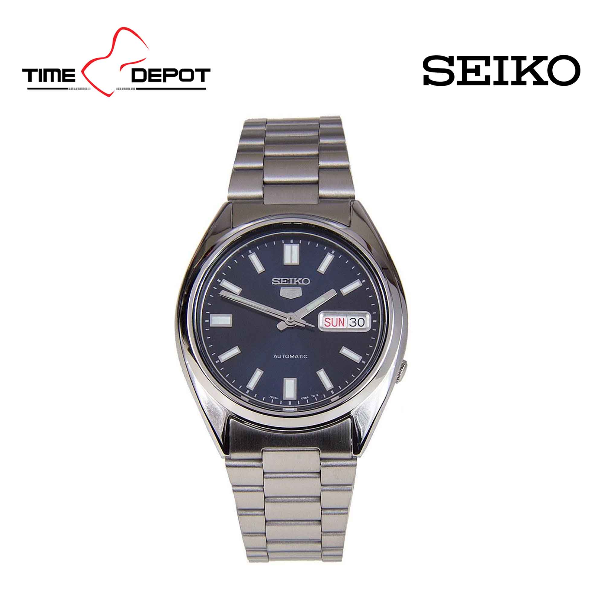 Seiko 5 SNXS77K Automatic Silver Stainlesss Steel Strap Watch For Men ...