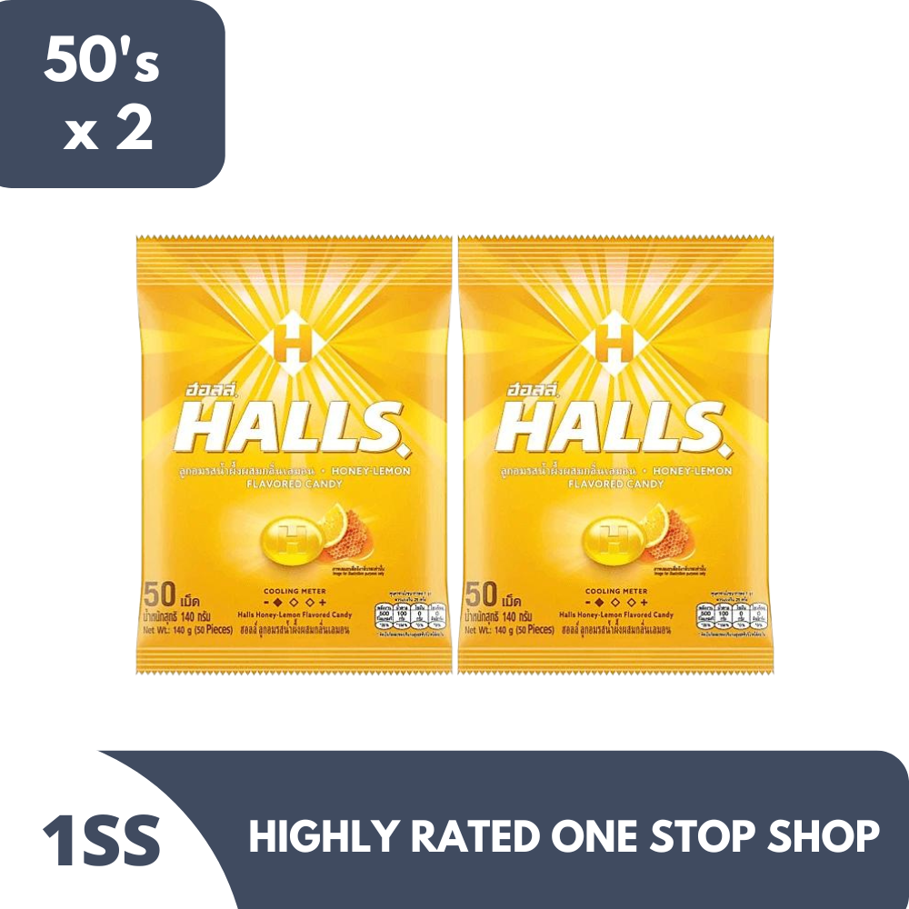 Halls Honey Lemon 50's x 2 | Lazada PH