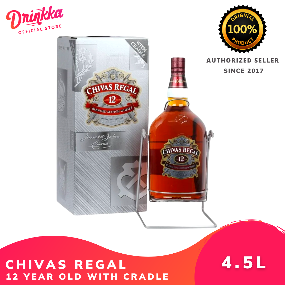 Chivas Regal 12 Year Old with Cradle 4.5L | Blended Scotch Whisky ...