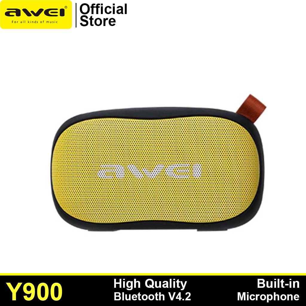 Awei Y900 Portable Mini Speaker Wireless Bass Sounds Smart Bluetooth ...