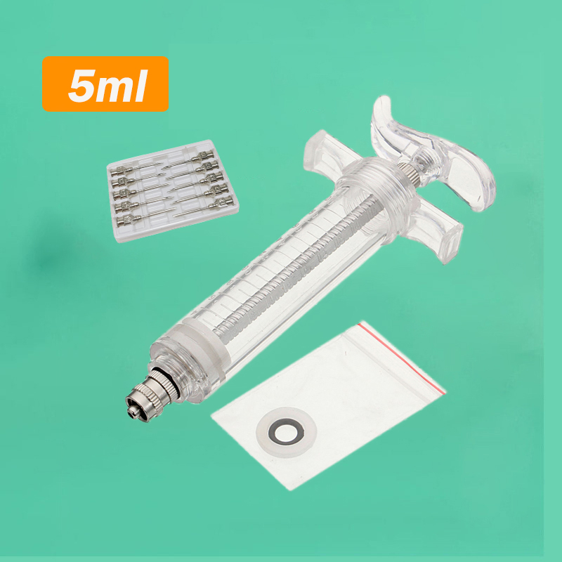 10/20/50ml Veterinary Fiber glass syringe with 1 Dozen Assorted ...