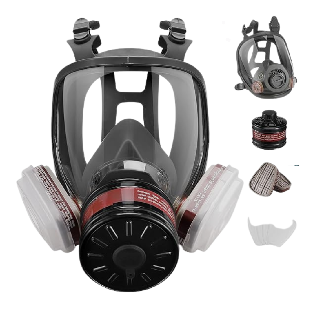 Full Face Gas Respirator Mask (Reusable) 1 Count | Lazada PH