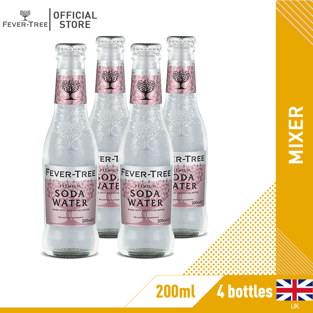 Fever-Tree Soda Water 200ml Pack of 4 | Lazada PH