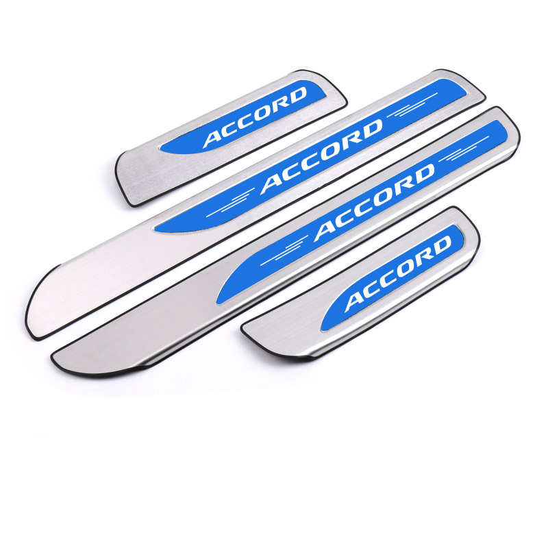 Honda Accord 10th Gen 4 PCS Door Step Panel Threshold Strip Accord 10th ...