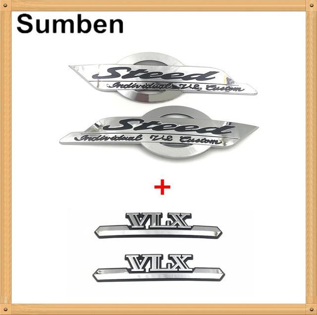 Motorcycle Fuel Gas Tank Emblem 3D Badge ABS Battery Cover Decal Side ...