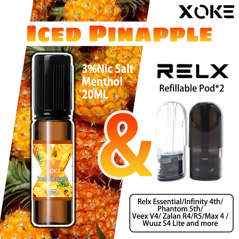 relx juice 20ml relx1 flavor infinity pod full set pods refillable with ...