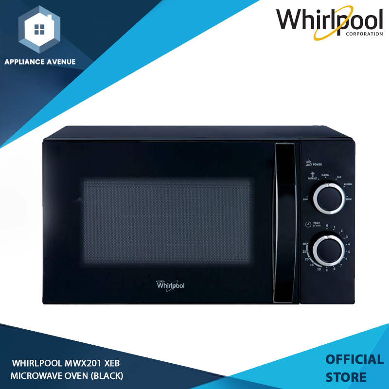 WHIRLPOOL MWX201 XEB MICROWAVE OVEN (BLACK) | Lazada PH