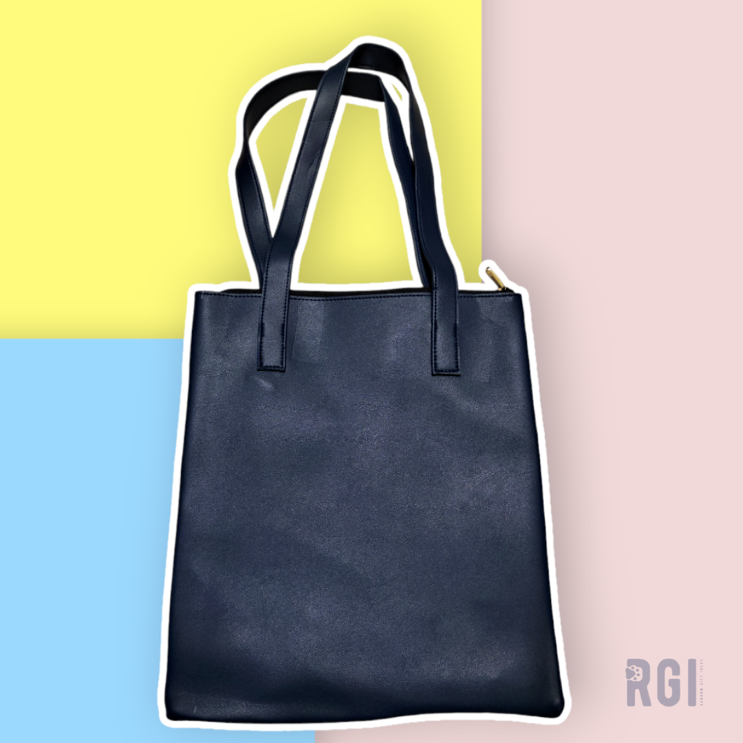 RGI Marikina Leather Tote Bag with zipper, Laptop bag, Minimalist Bag ...