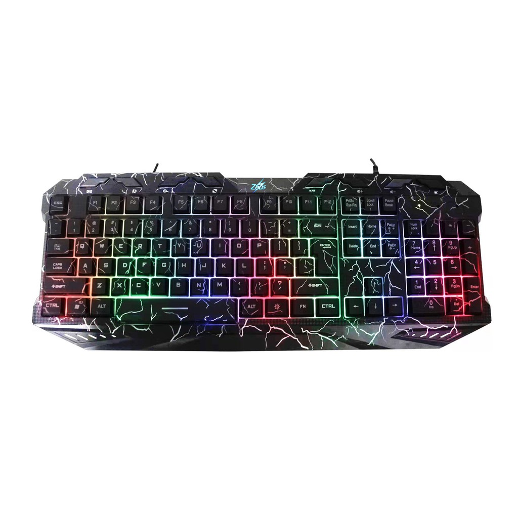 Centrix x Zeus K002 ( Black EarthShaker）Multi-Media Gaming Keyboard ...