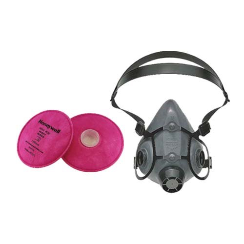 North 5500 by Honeywell Series Half Mask Respirator with 75FFP100 P100 ...