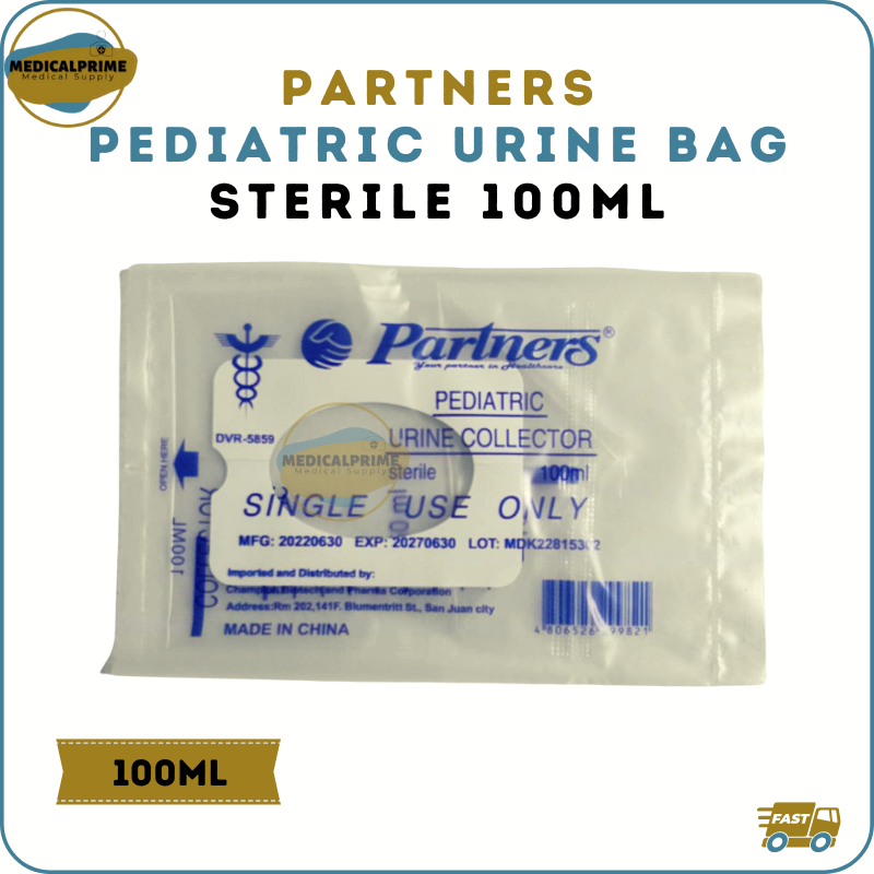 MEDIPRIME Pediatric Urine Collector 100ML (STERILE) Pedia Urine Bag ...