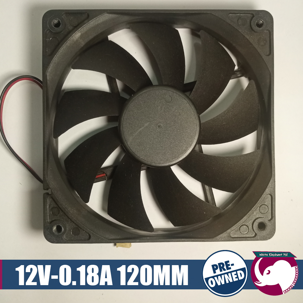 WAM 12V-0.18A 120MM 2-Pin Auxiliary Fan | Lazada PH