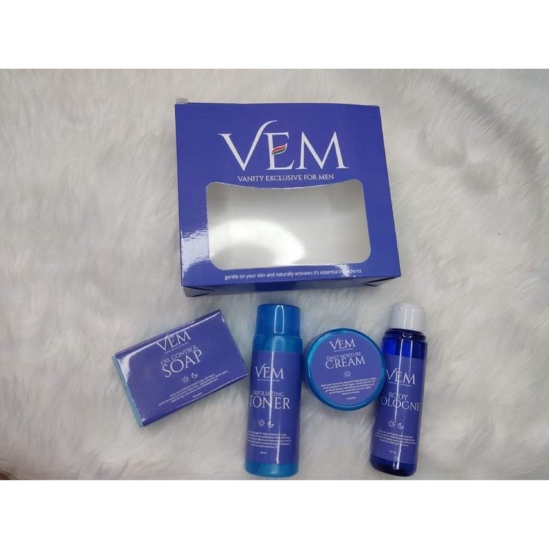 VEM Vanity Exclusive for Men Mild Rejuvenating Set for Men with cologne ...