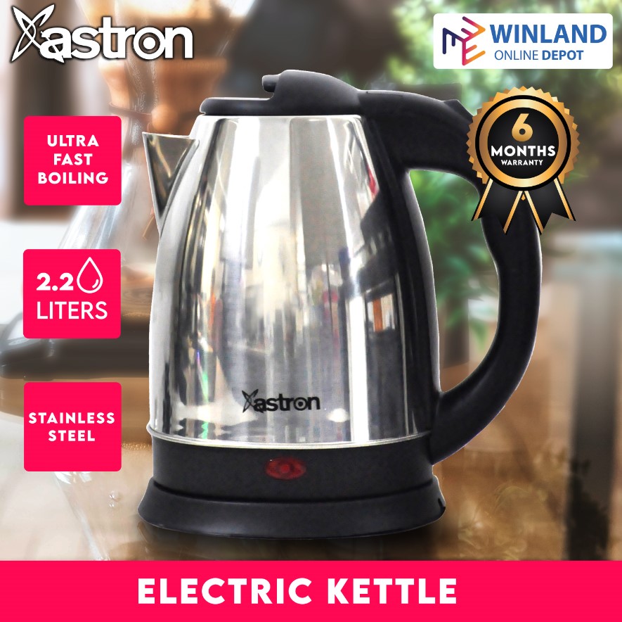 ASTRON by Winland Electric Kettle / Espresso Pot Water Heater 1.8L ...
