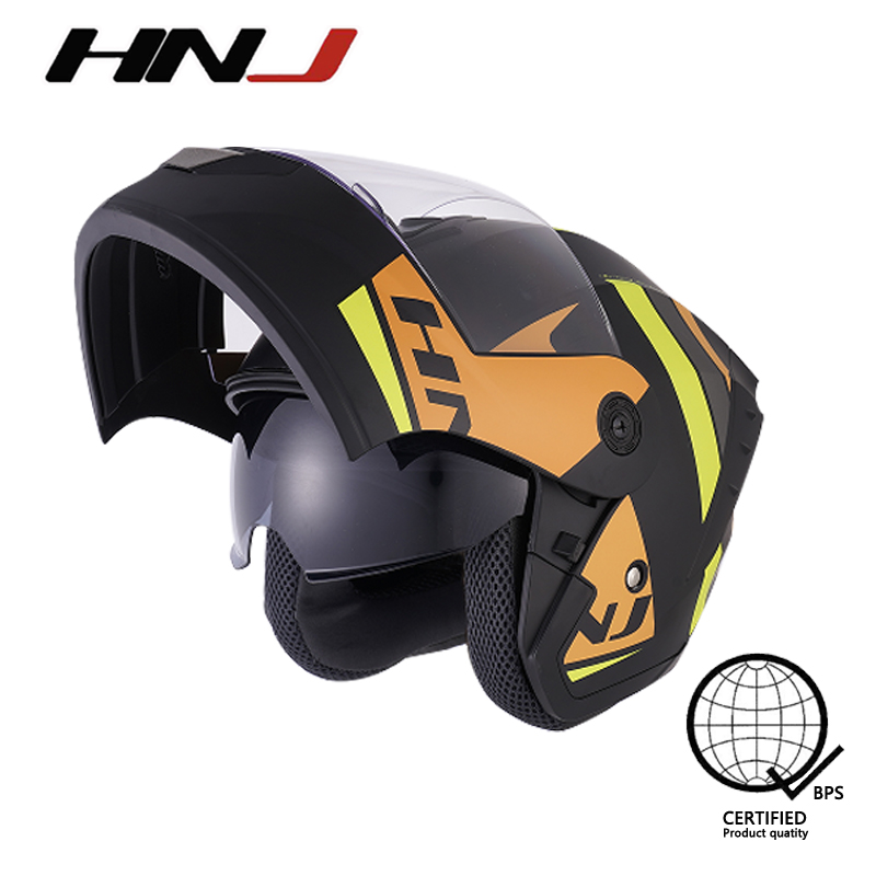 HNJ 630 helmet motorcycle full face whit icc for men original dual ...