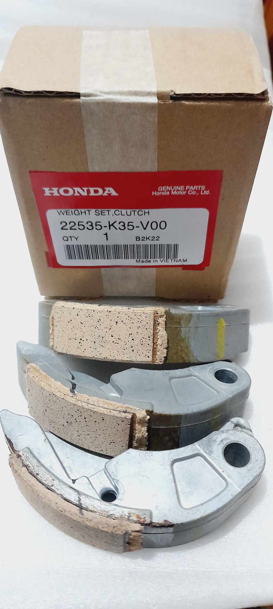 Honda Original Genuine Parts Clutch Lining Click 125 V1 V2 (22535-K35 ...