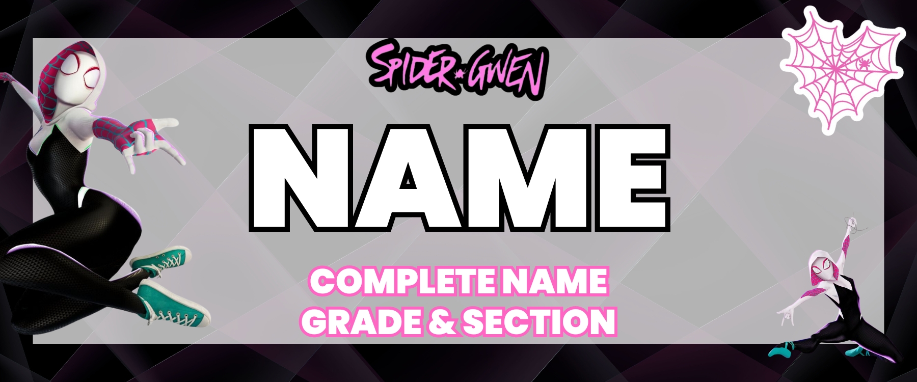 SUPERHEROES Designs - Customized PVC or LAMINATED School Name Tag for ...