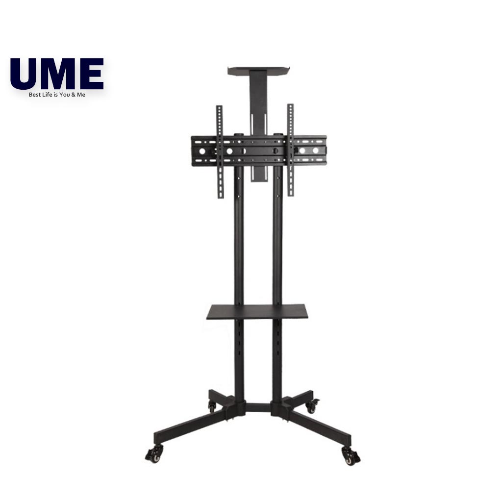 UME 32"-65" LCD LED TV Rolling Cart Stand Bracket Universal Mount with ...