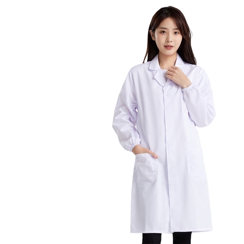 COD Lab Long Sleeve Coat white Laboratory Doctor | Lazada PH