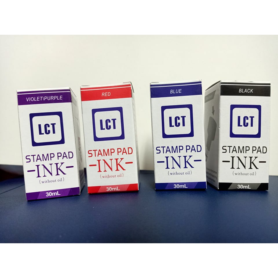 Stamp pad ink black blue violet red compatible for trodat | Lazada PH