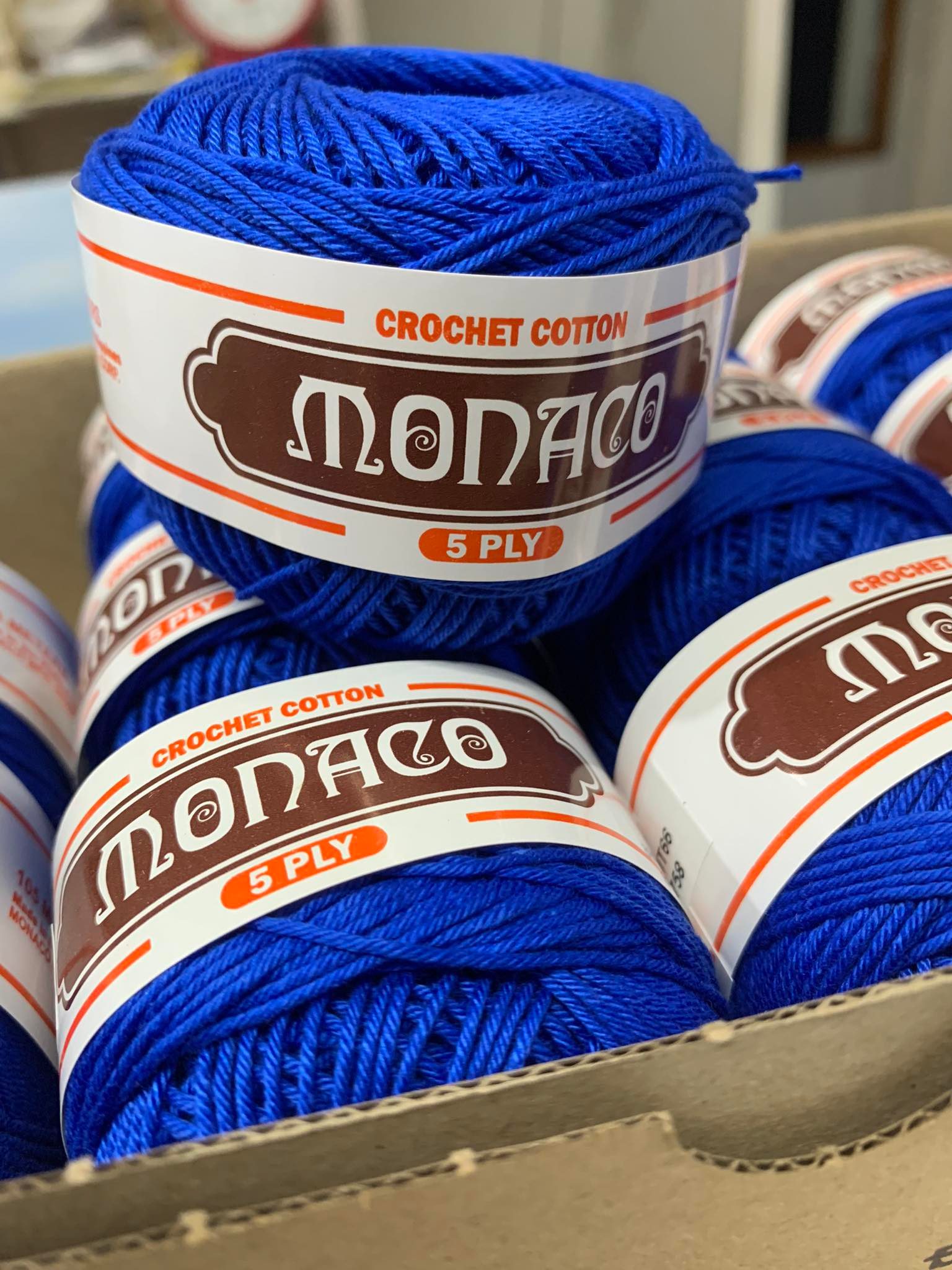 5 PLY MONACO CROCHET BALL THREAD - Blue and Green shade group | Lazada PH