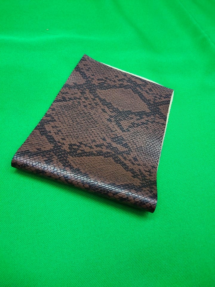 DARK BROWN LEATHERETTE WRAP SNAKE SKIN BILLIARD ACCESSORIES/GAMIT NG ...