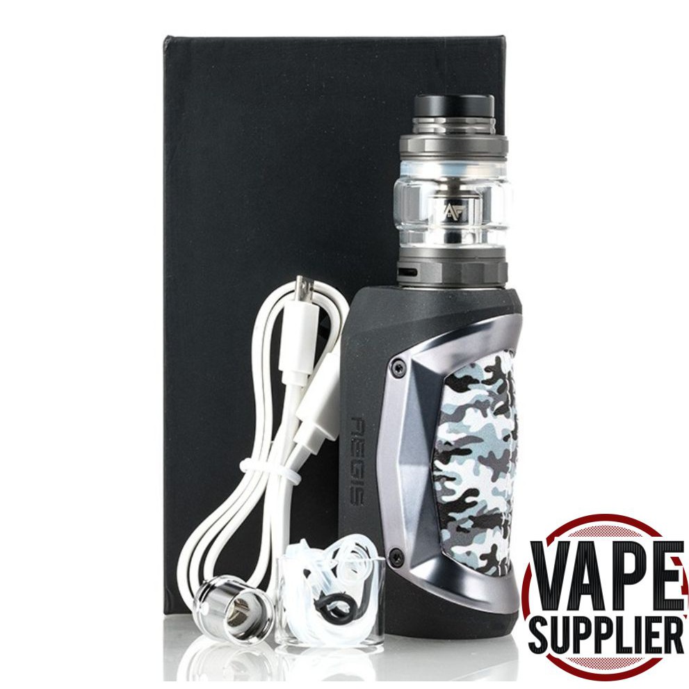 Geekvape Aegis Solo Kit consists of a Aegis Solo Mod and a Cerberus ...