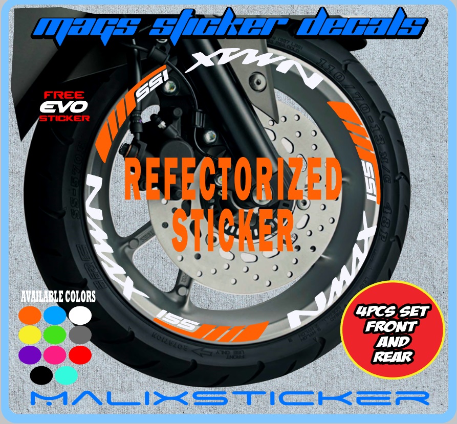 Nmax 155 mag sticker 4pcs set front and rear decals | Lazada PH