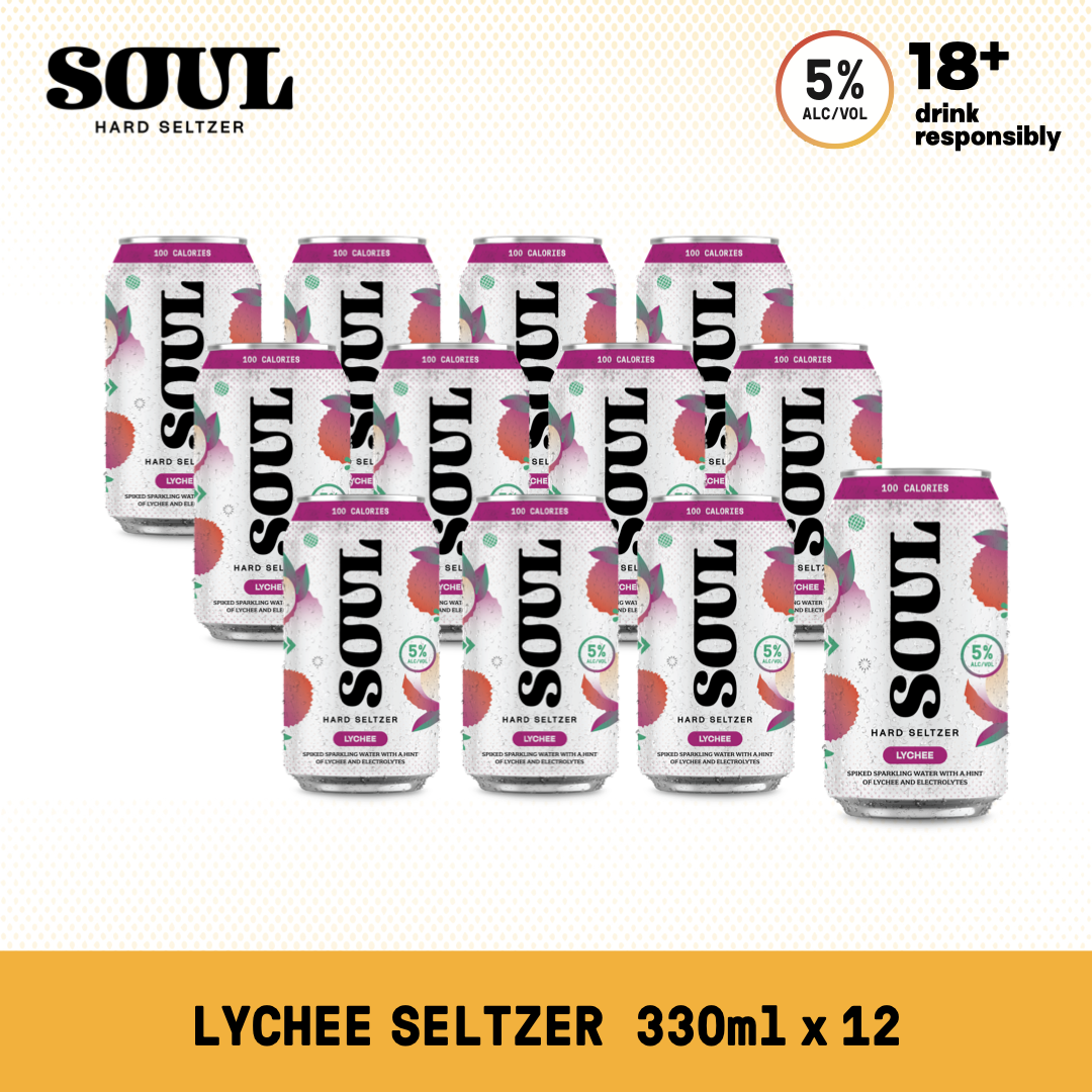 Soul Hard Seltzer - 12 PACK LYCHEE | Lazada PH