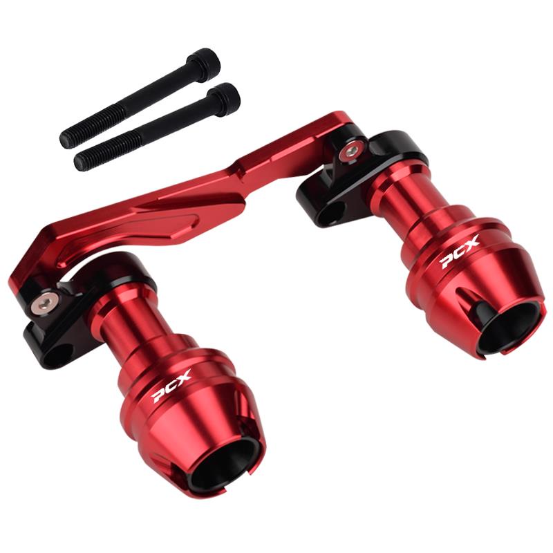 Realzion Fit For HONDA PCX 160 150 125 Muffler Slider CNC Heavy Duty Exhaust Protector Frame ...