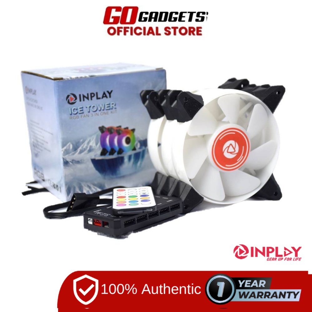 Inplay 120mm ARGB Cooling Fan Ice Tower V2 3in1 Kit With Controller ...