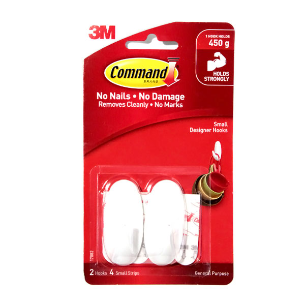 3M Command Small Hooks 450g | Lazada PH