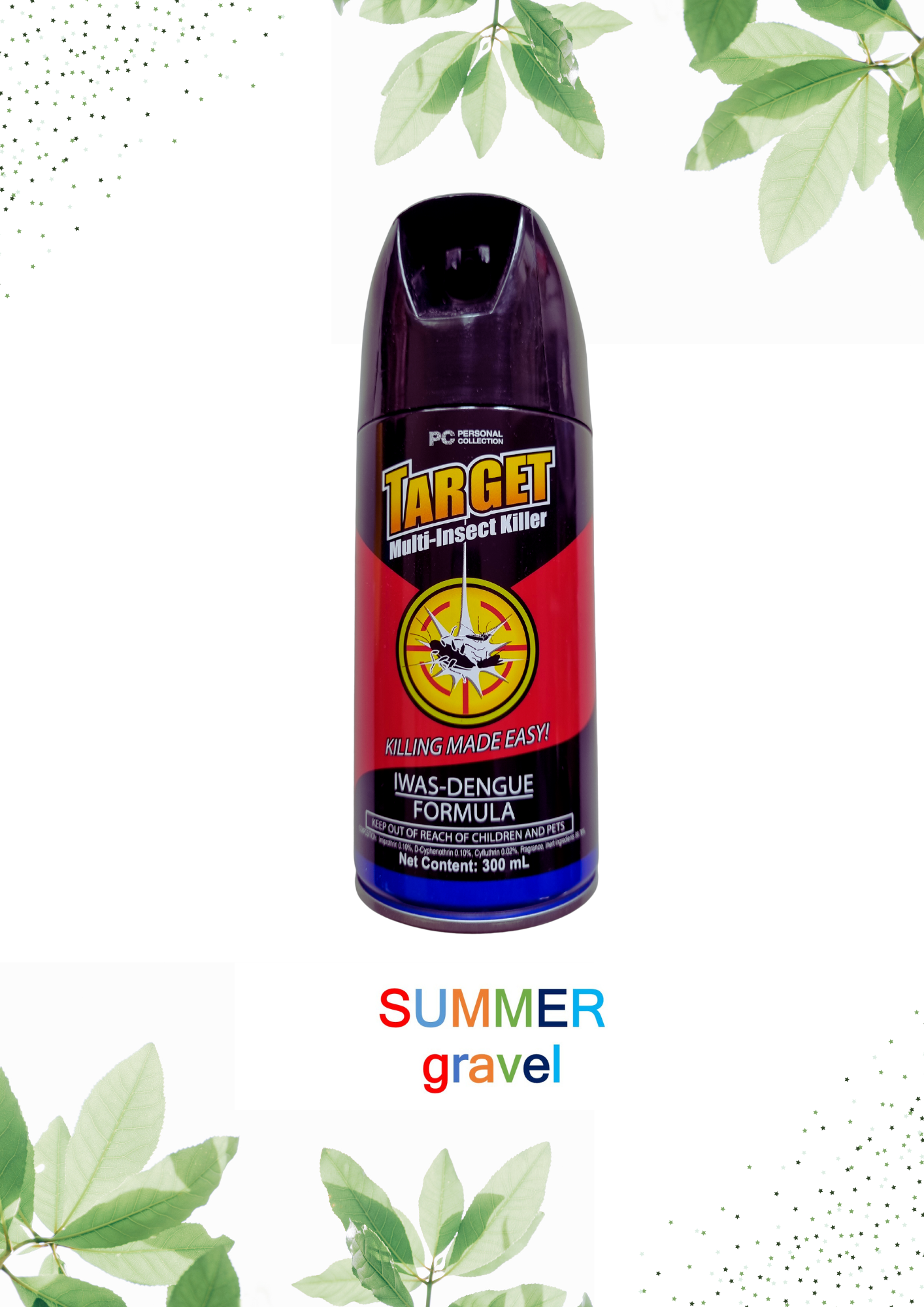 Target Multi insect killer iwas dengue formula in 300 ml. packing by ...