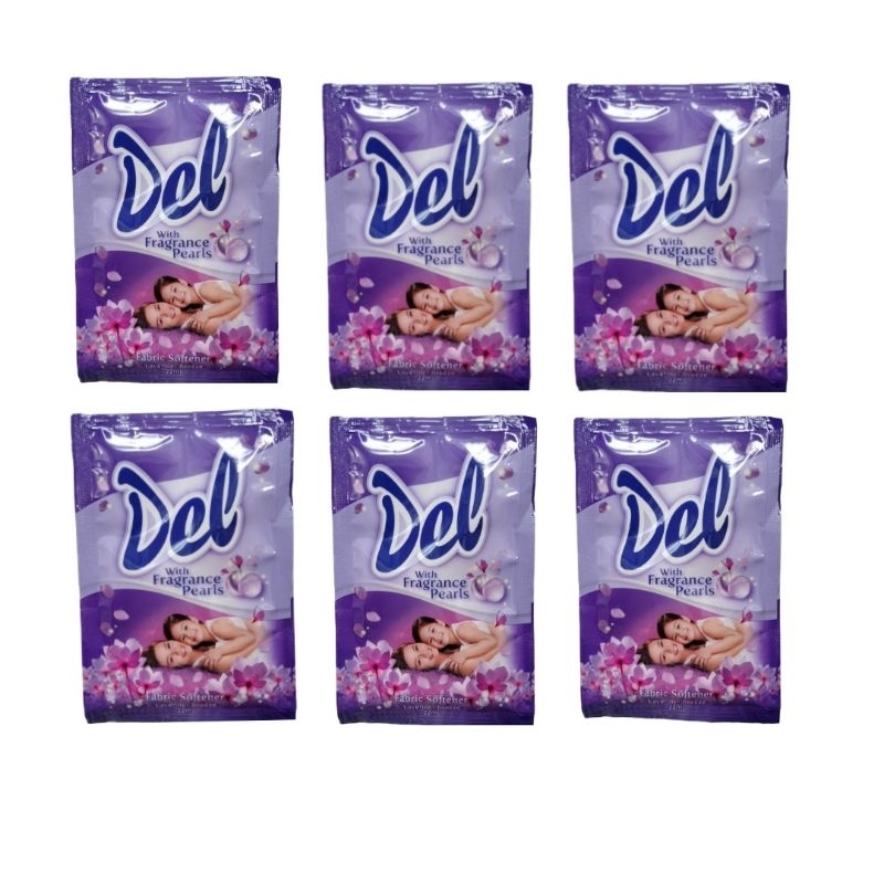 Del Fabric Conditioner Lavender 22mL 6's | Lazada PH