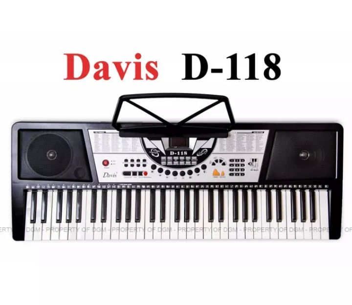 * KYJD Trading * | DAVIS KEYBOARD D-118 with SONGBOOK, ADOPTOR, CHORD ...