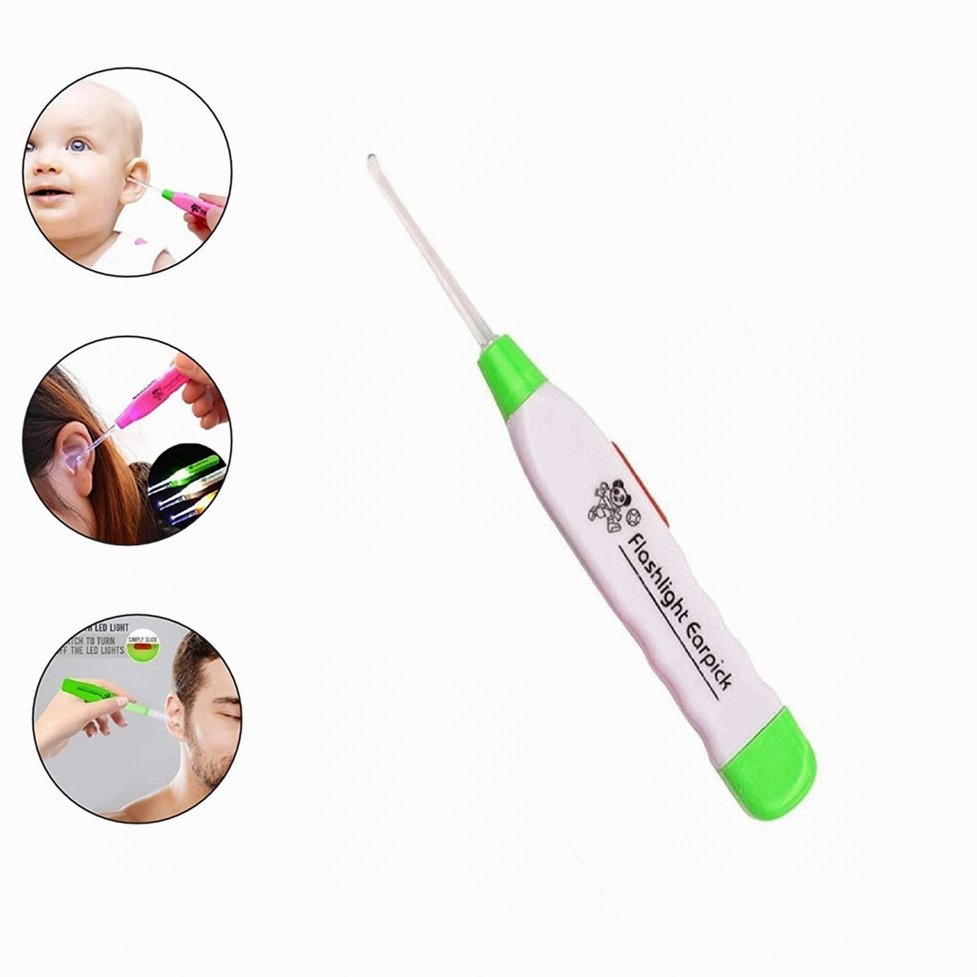 LED Flashlight Earpick for Ear Wax Remover And Cleaner, Ear Cleaning ...