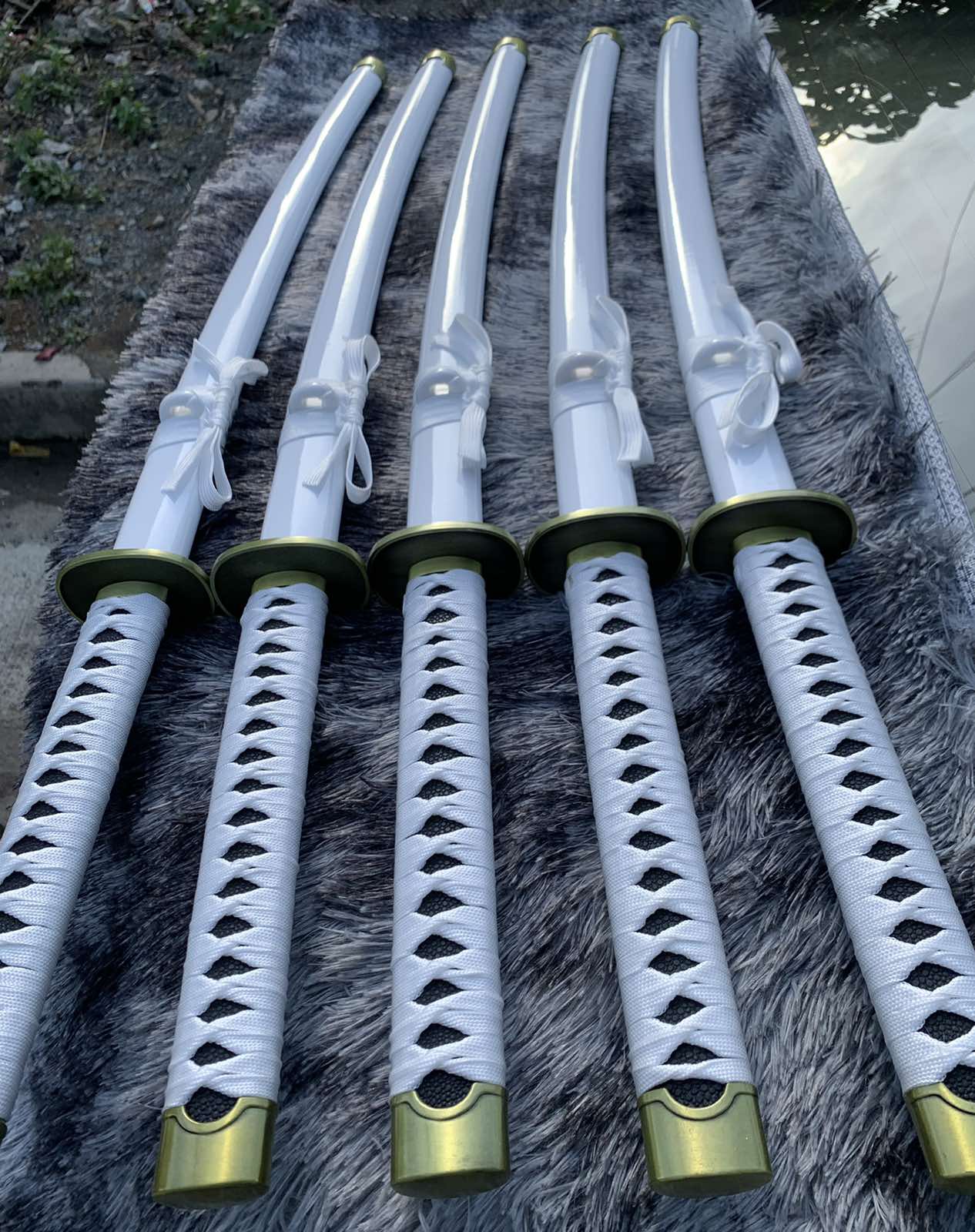 Anime Cosplay Zoro Wado Ichimonji Katana Life Size Scale Steel Material ...