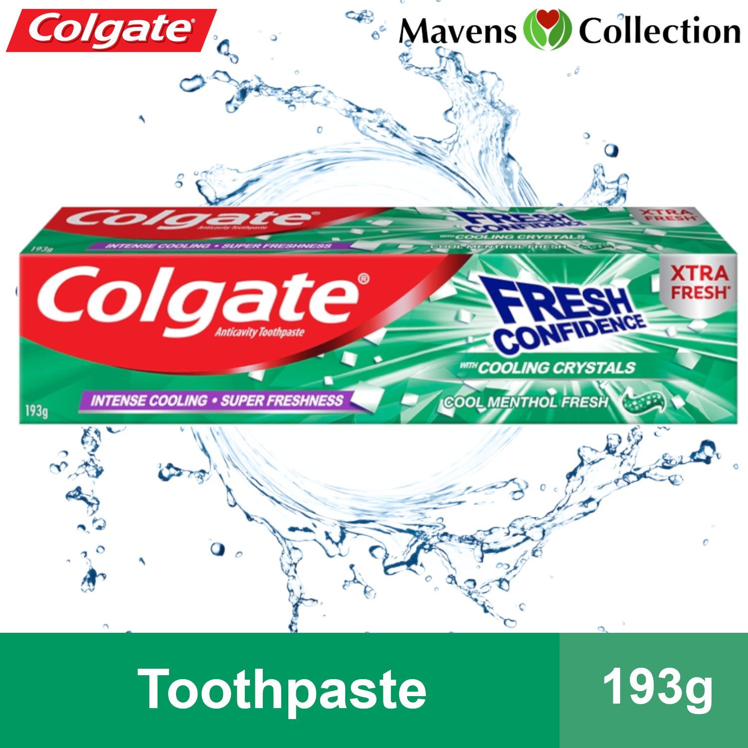 Colgate 193g Anticavity Toothpaste Fresh Confidence w/ Cooling Cool ...