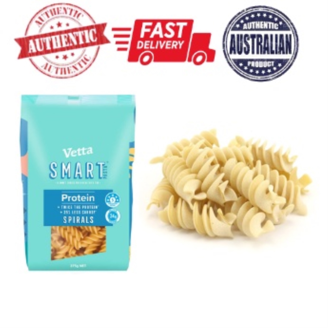 Vetta Smart Pasta Penne and Spirals (24g of Protein) | Lazada PH