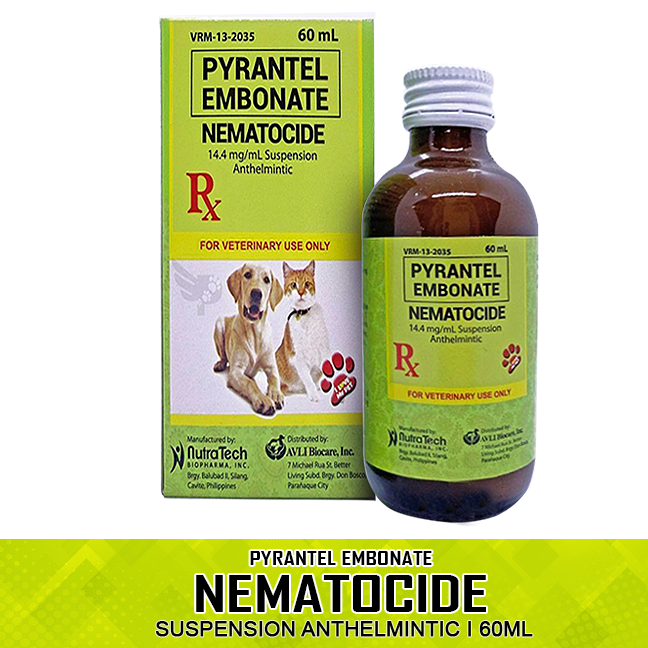 Nematocide Suspension Anthelmintic Pyrantel Embonate For Dogs and Cats ...